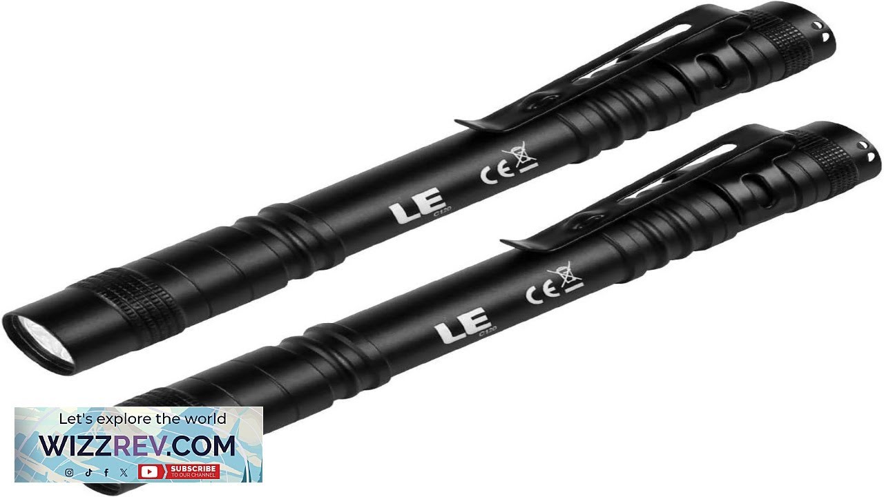 LE LED Pen Flashlights Lightweight Mini Waterproof Pocket Flashlight ...