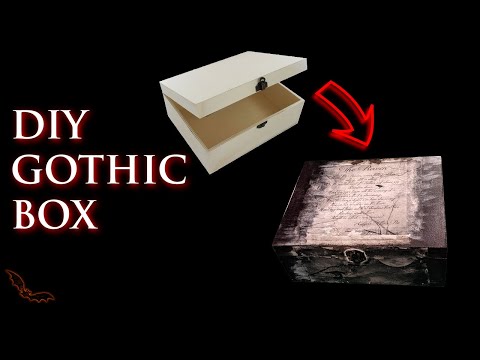 Gothic Box D.I.Y. - YouTube