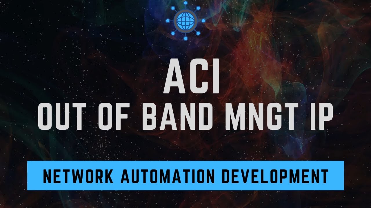 assigning an out of band management IP address to a leaf switch using ...