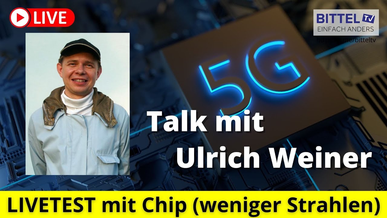 Talk mit Ulrich Weiner - LIVETEST mit Chip (weniger Strahlen!?) - 27.12 ...