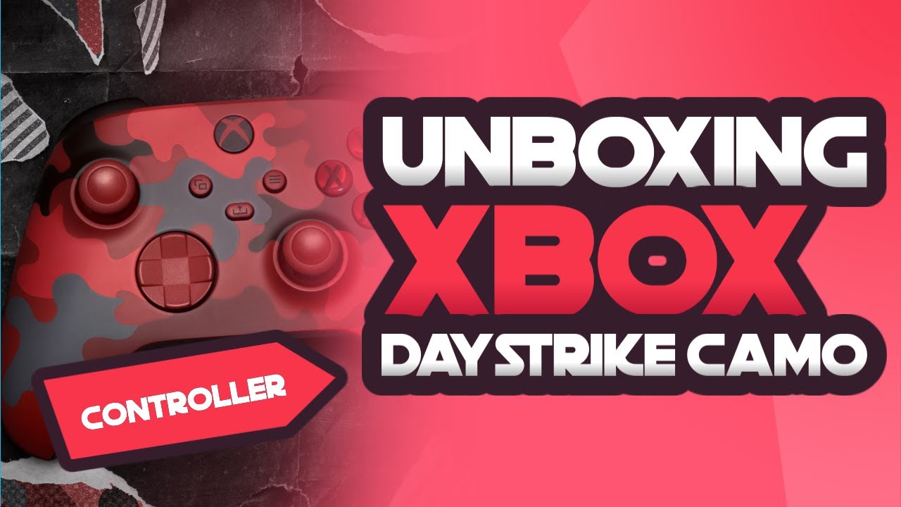 Unboxing Xbox Day Strike Camo Controller - YouTube