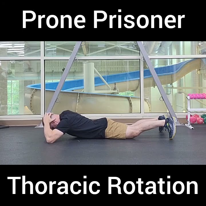 Prone Prisoner Thoracic Rotation - YouTube