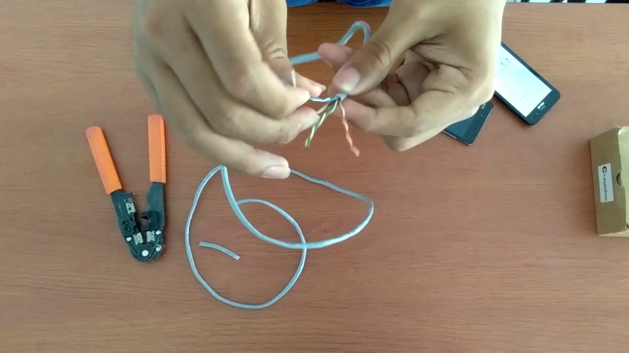 Tutorial Terminasi Kabel UTP dengan konektor RJ45 - Politeknik Negeri ...