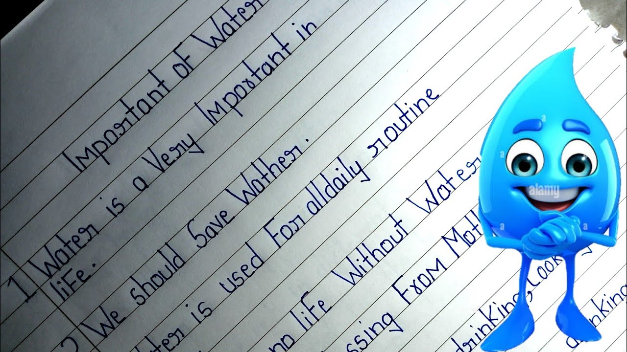 importance of water//10 lines on water in english | paragraph on water ...