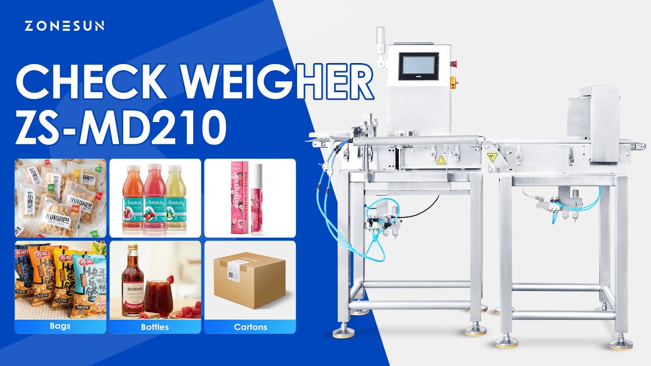 ZONESUN 1-1500g Weight Detection Machine ZS-MD210 - YouTube