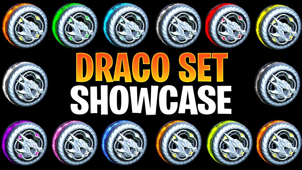 DRACO SET SHOWCASE!! - ROCKET LEAGUE - YouTube