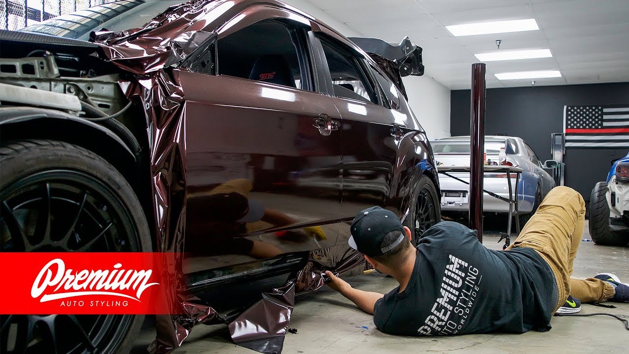 1 OF THE BEST VINYL WRAP COLORS!! Subaru WRX/STI Hatch Gets WRAPPED ...