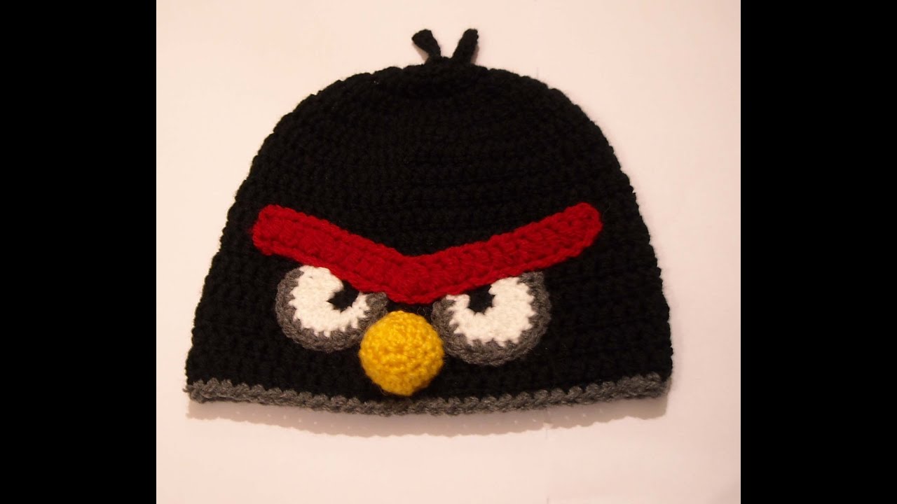 Πλεκτο Σκουφακι Angry Birds (μερος 1/2) - YouTube