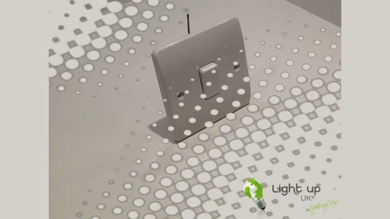 MK Plate Switch 1 Gang 1 Way 10A K4870WHI - YouTube