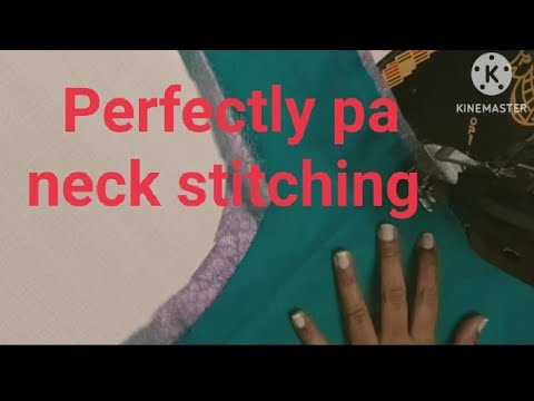 Perfect pa neck design stitching/silk saree blouse neck design - YouTube