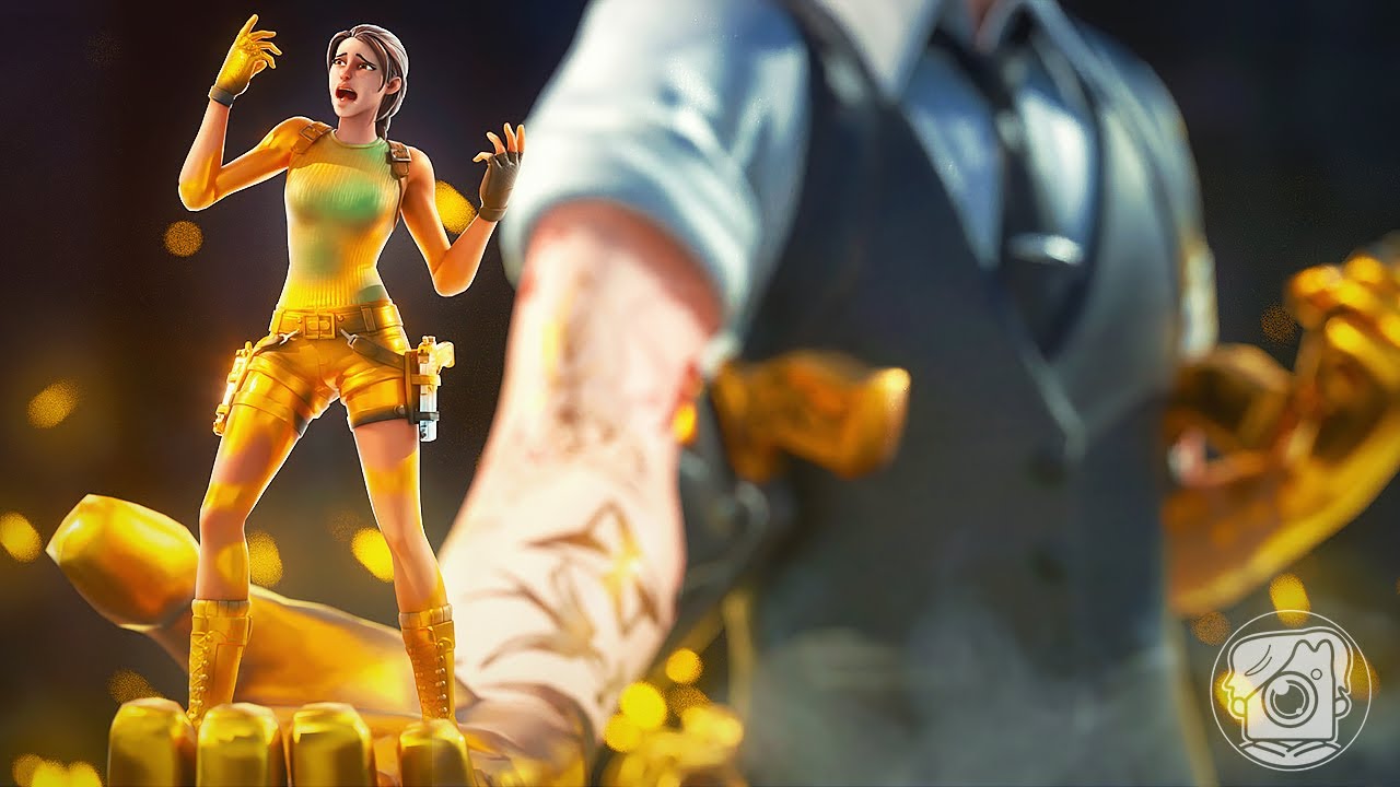 LEGEND OF THE GOLDEN LARA CROFT (A Fortnite Short Film) - YouTube