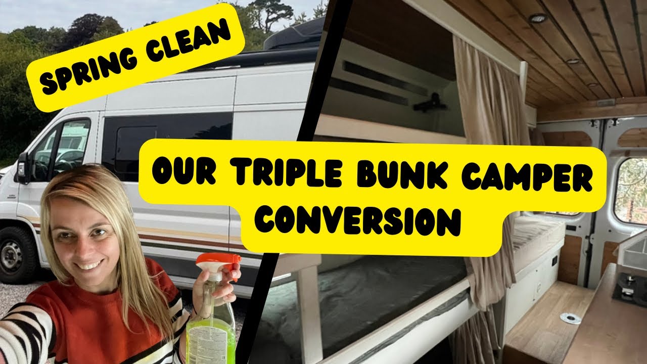 Get Ready To Spring Into Action And Clean Our 5-berth Campervan With ...