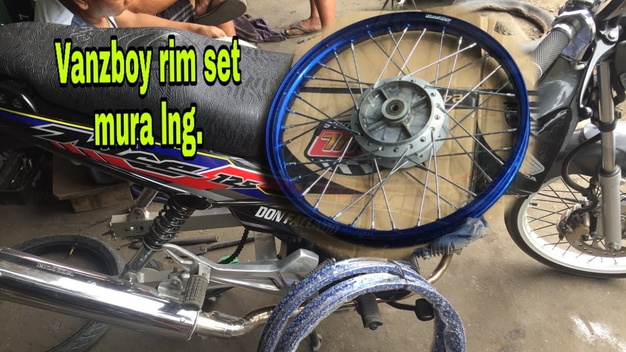 RIM SET / RS 125 /VANZBOY/THAI CONCEPT - YouTube