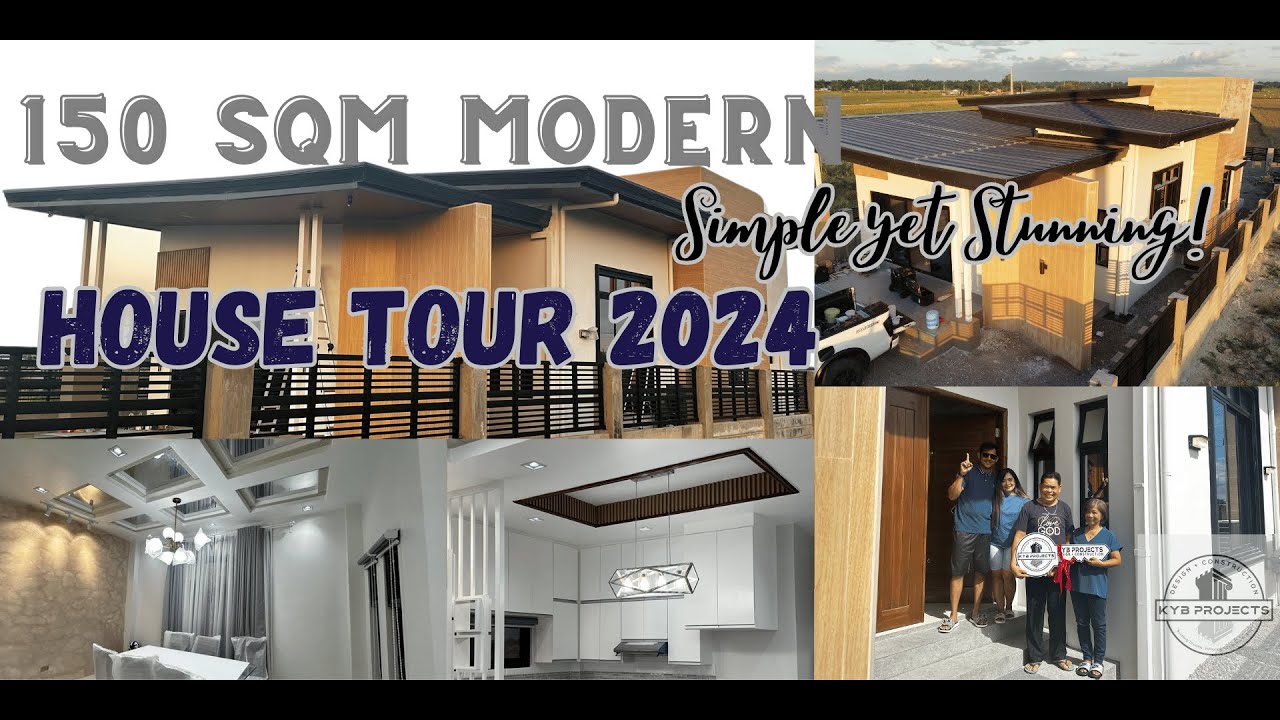 T - RESIDENCE (HOUSE TOUR) MODERN BUNGALOW HOUSE (150m2 floor area, 400 ...