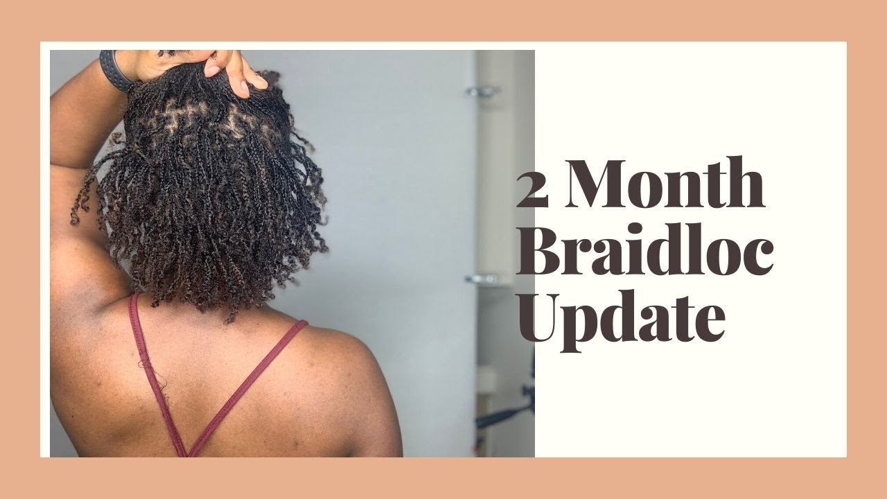 Micro Braidloc Journey| 2 Month Update #MICROLOCS #BRAIDLOCS - YouTube