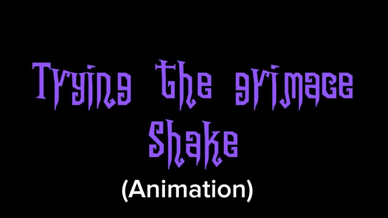 Trying the grimace shake (animation) - YouTube