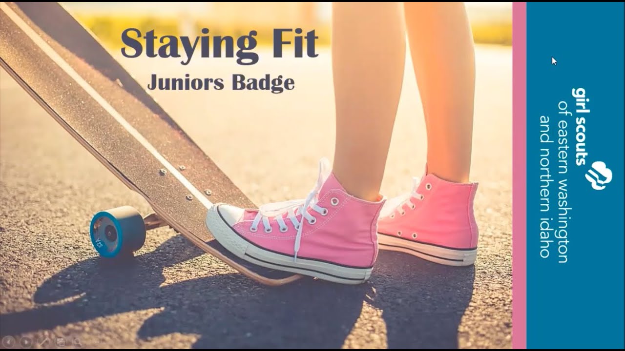 How To Get Your Junior Staying Fit Badge - YouTube