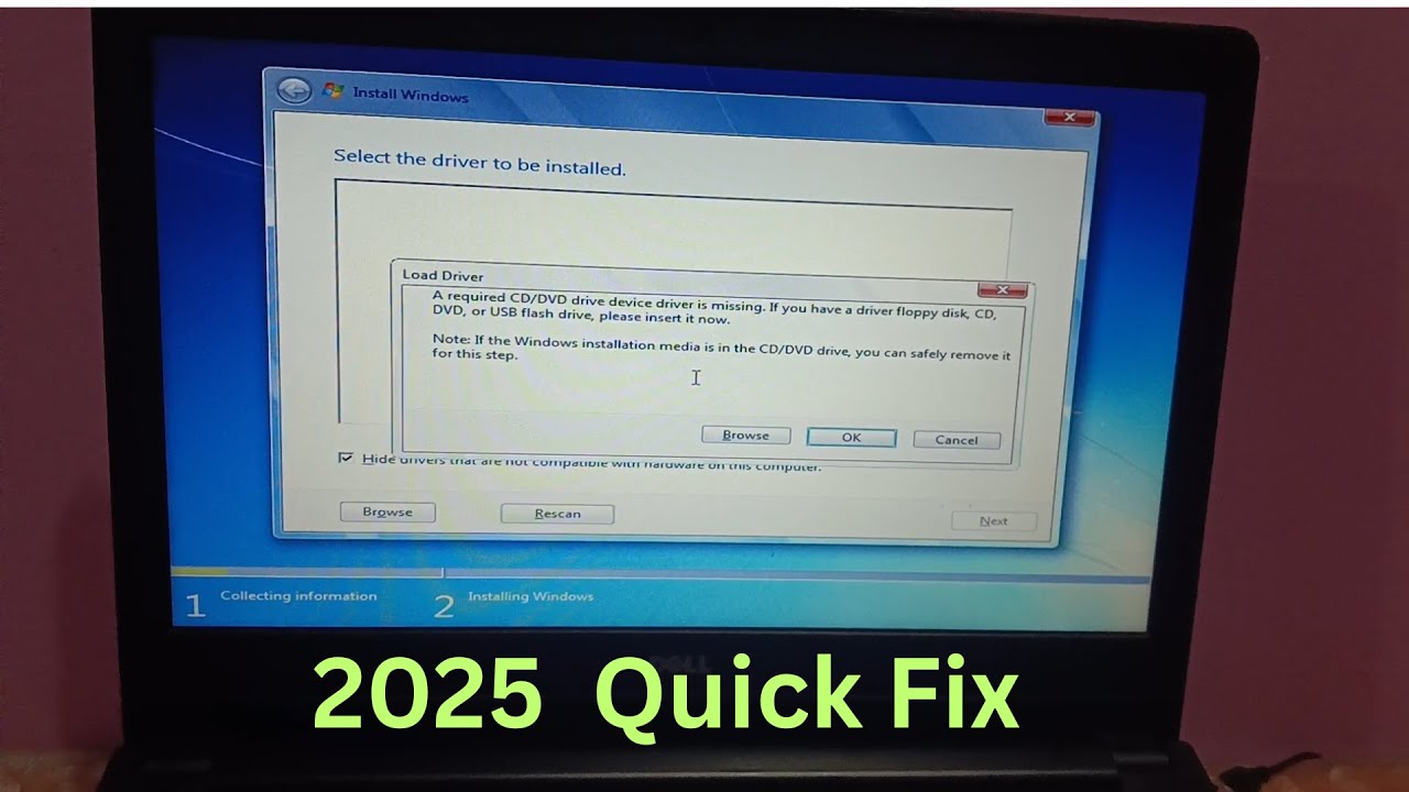 [SOLVED] USB Windows 7 Installation | A Required CD-DVD Drive Device ...
