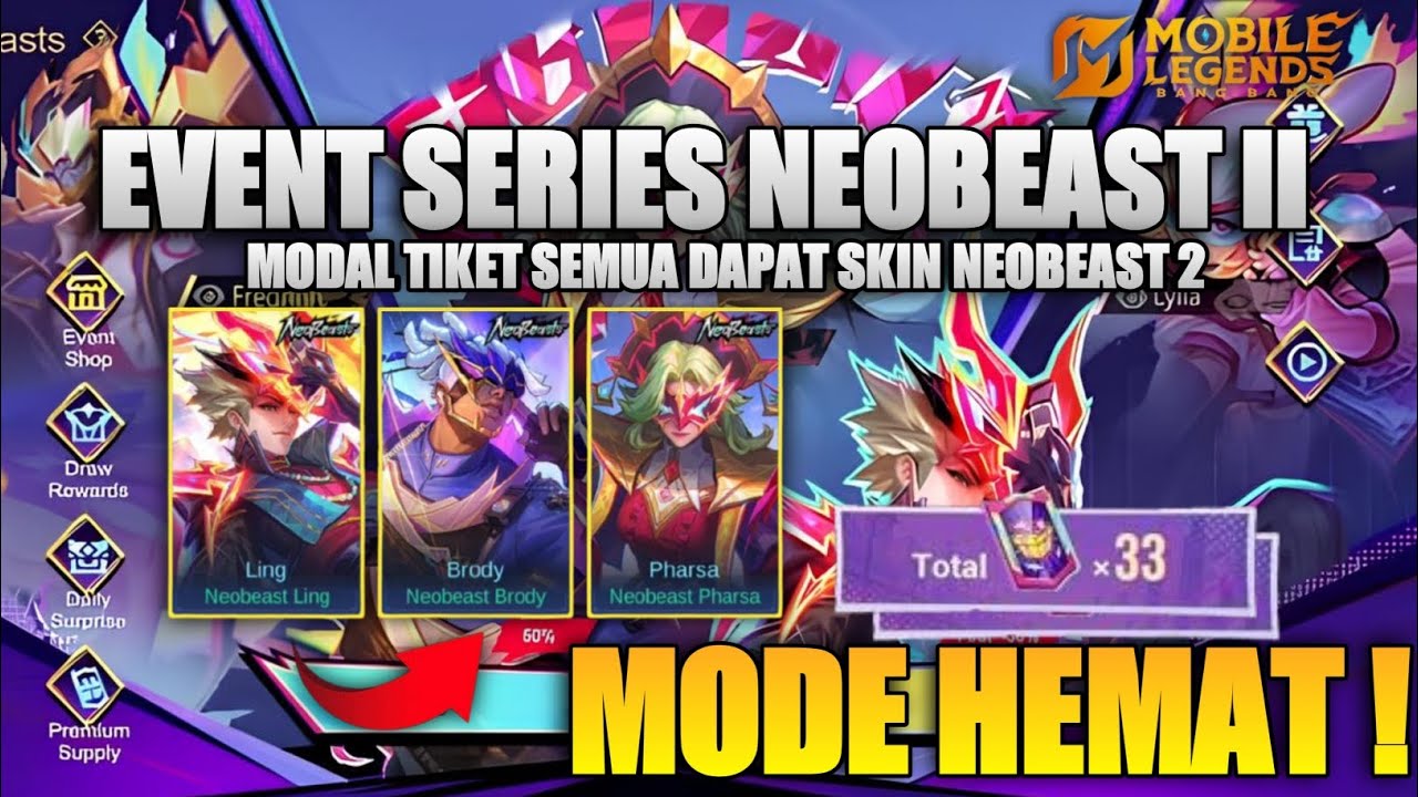 NEOBEAST 2!! EVENT SERIES NEOBEAST LING PARSHA BRODY | 33TIKET EVENT ...