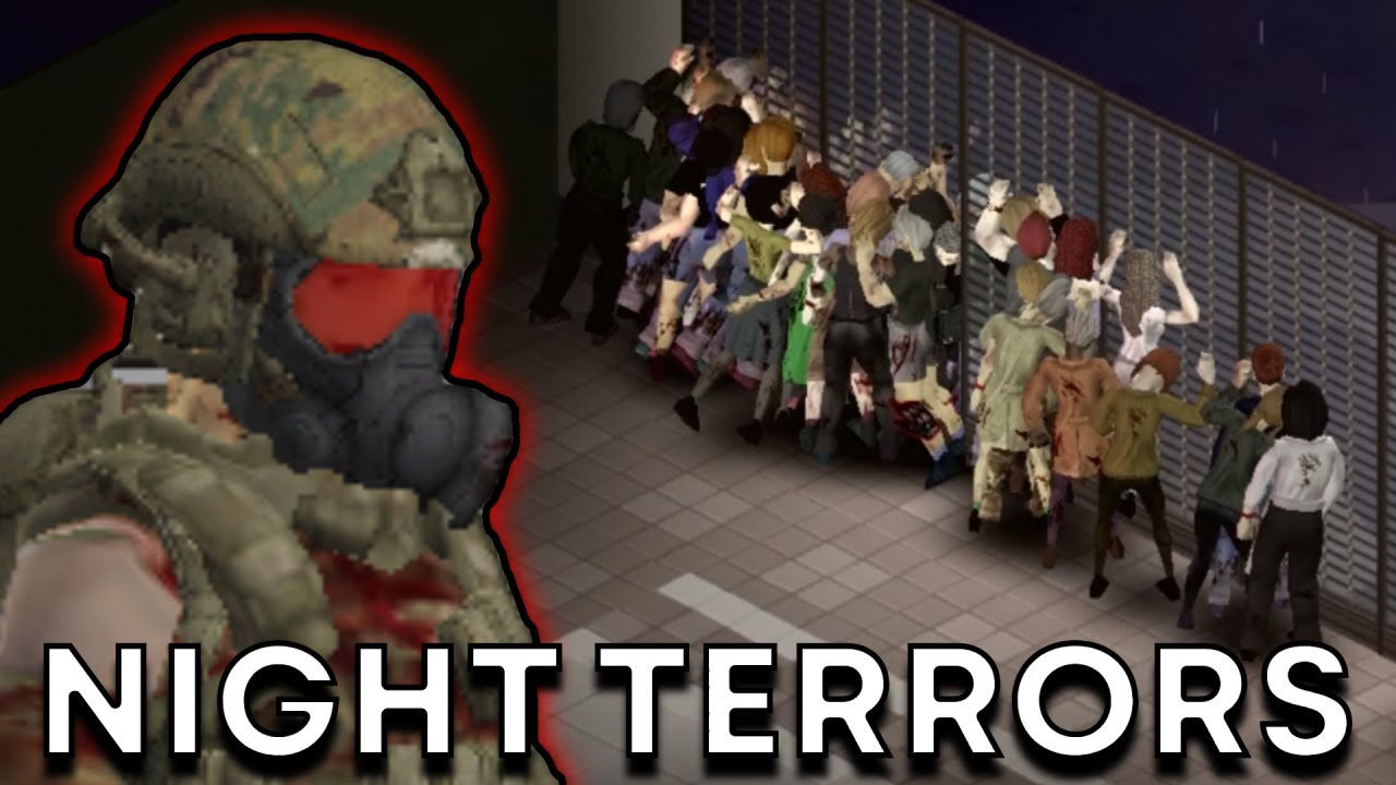 Confronting The NIGHT SPRINTERS | Zomboid Mega Mall w/ Night Sprinters ...