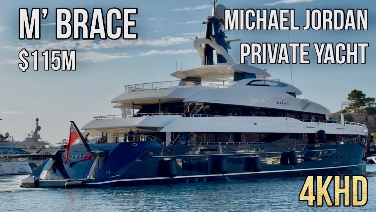 Michael Jordan SUPERYACHT - M' BRACE - $115 MILLION (for Charter ...