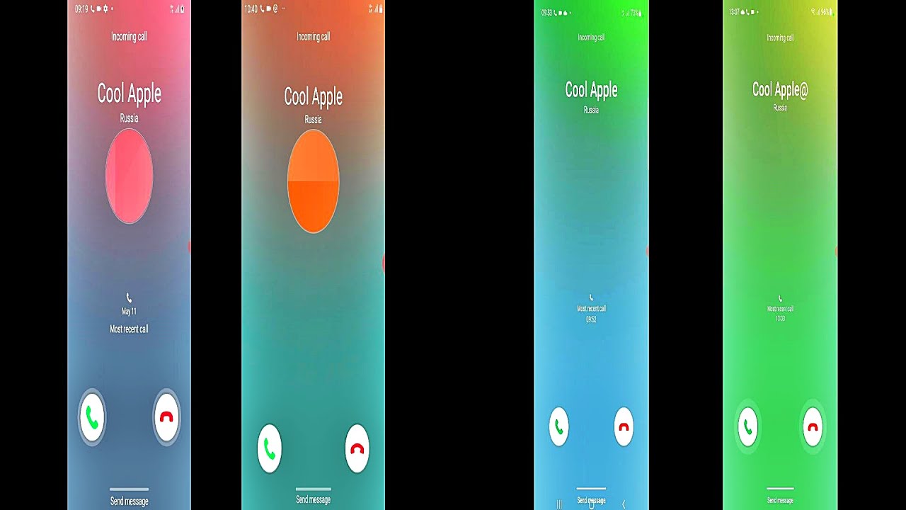 Mix Samsung Galaxy A52 & M52 & J6 & J7 screen recording calls ...