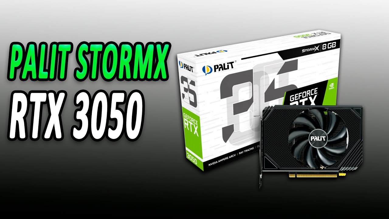 Palit Rtx 3050 Stormx 8GB GDDR6 128bits ( UNBOXING) - YouTube