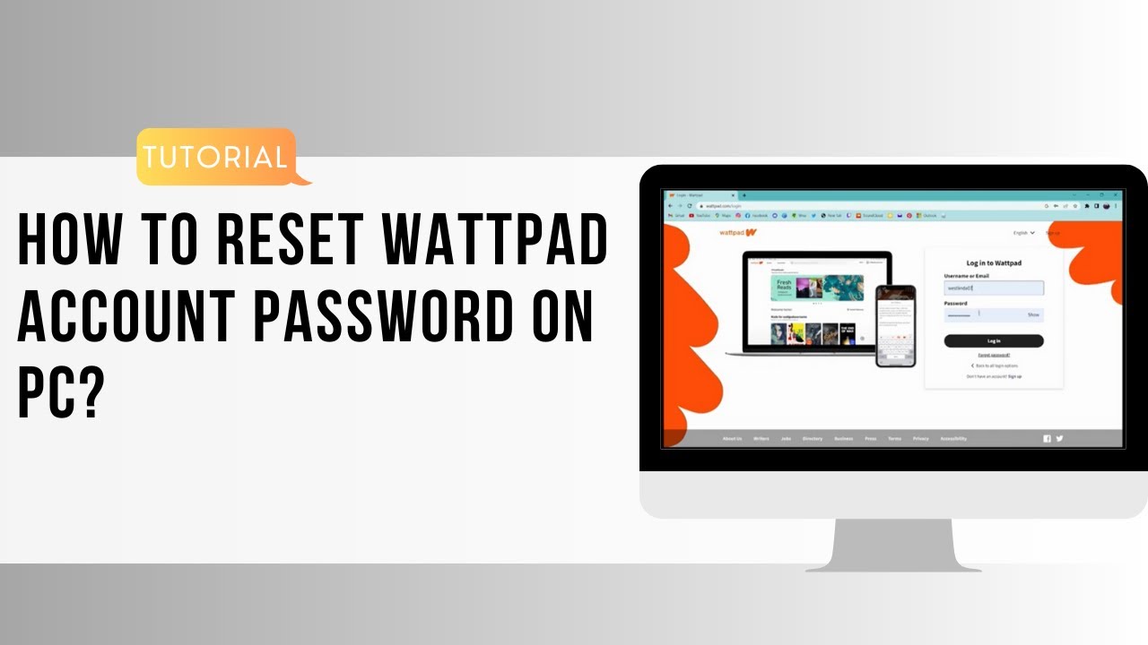 How to Reset Wattpad Account Password on Pc? - YouTube