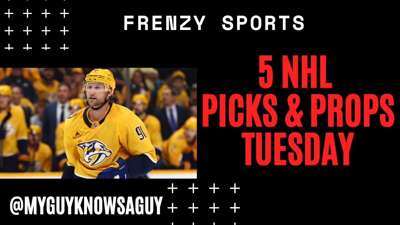 5 NHL picks & player props for Tuesday, October 15th! My BEST hockey ...