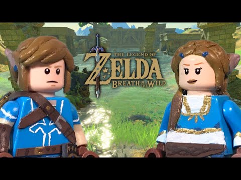 Custom LEGO The Legend of Zelda Breath of the Wild: Link & Zelda - YouTube