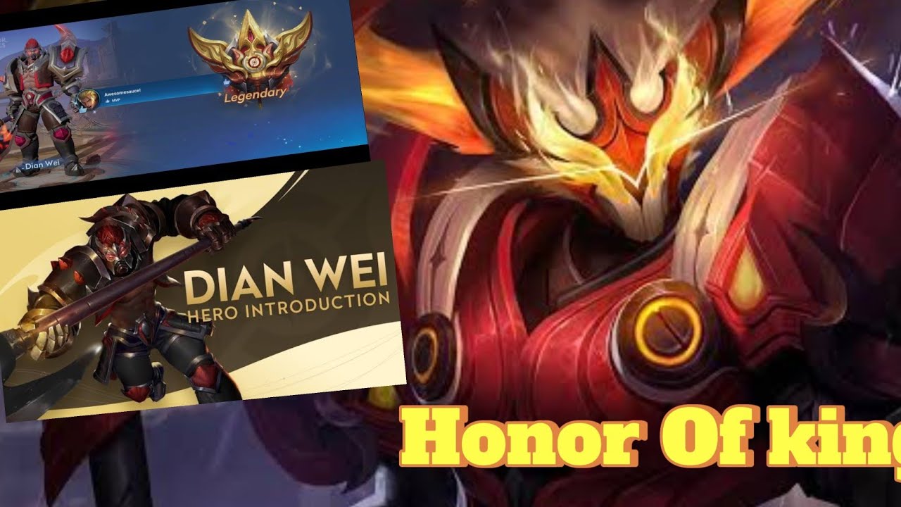 Honor of Kings Dian Wei Game Play July 2024 - YouTube