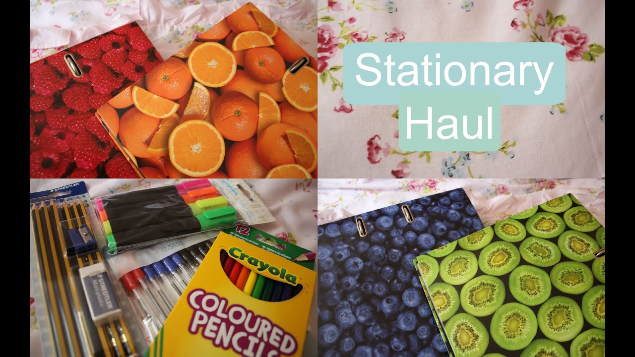 Sixth Form Stationary Haul! I Velvet Hearts ♡ - YouTube