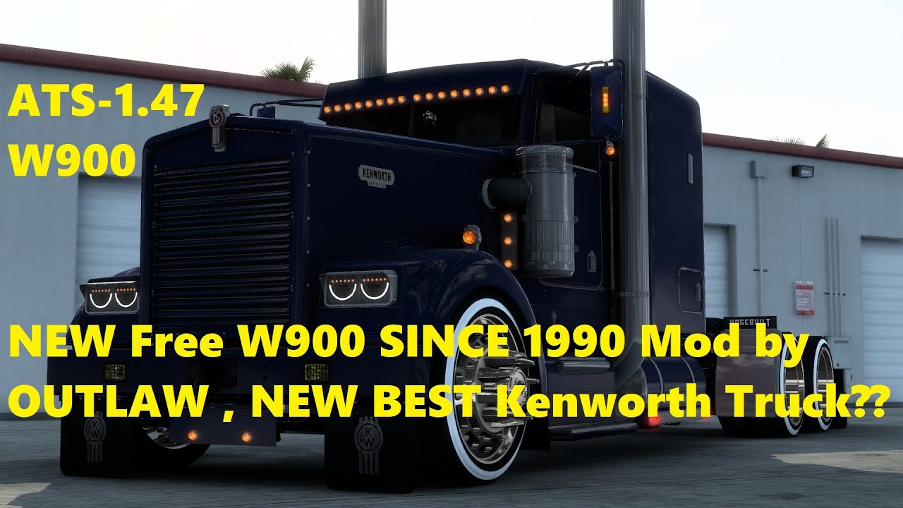 ATS 1.47 | Kenworth W900 from 1990 Old Look | Free Mods | Flatbed ...