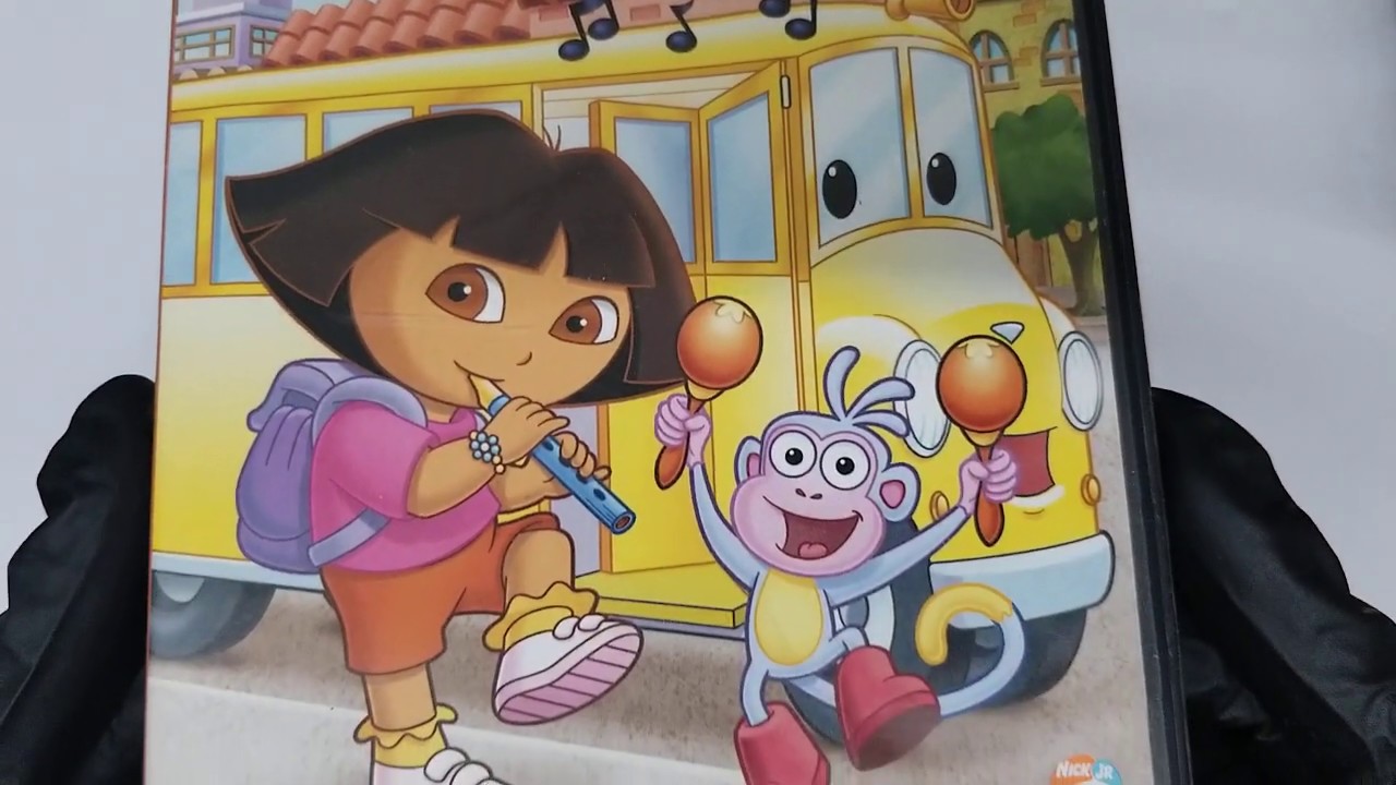 Dora the Explorer: Musical School Days (Bilingual) DVD COVER CD Artwork ...