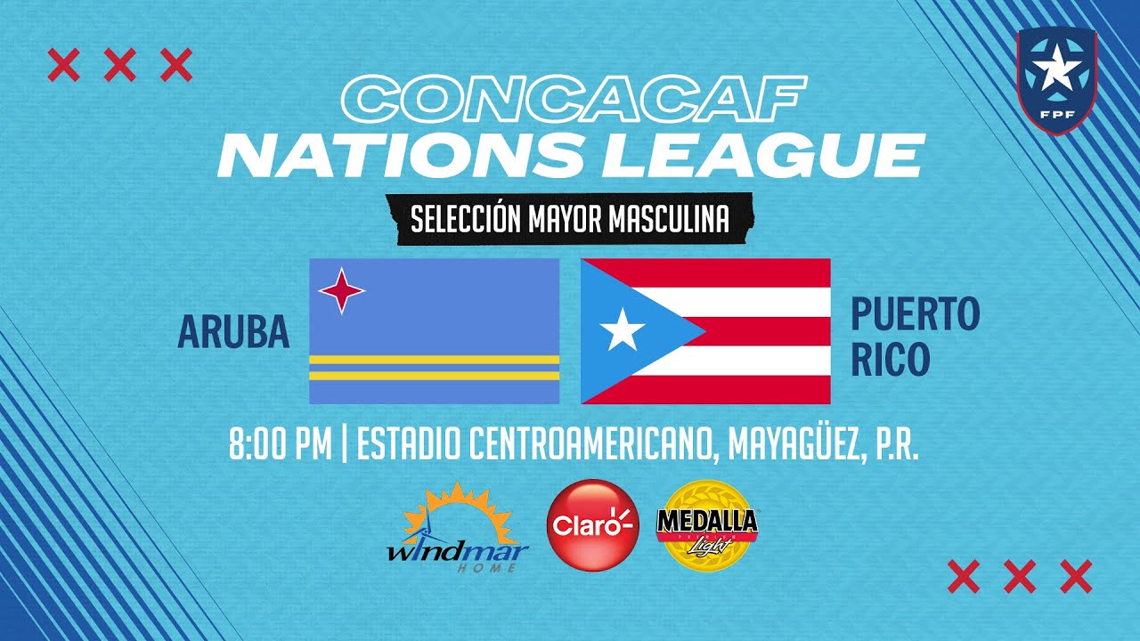 Futbol : Puerto Rico 🇵🇷 vs Aruba #NationsLeague #CONCACAF # ...