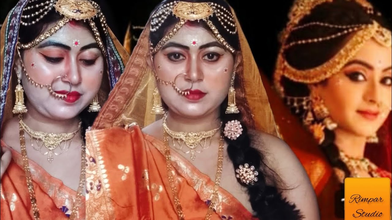 Draupadi Inspired Makeup Look@RimparStudio - YouTube