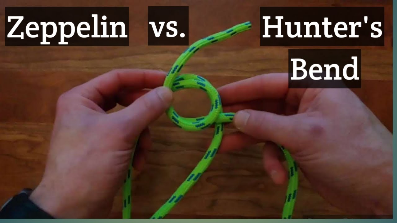 Zeppelin vs. Hunter's Bend: A Tip For Tying Two Very Similar Knots ...