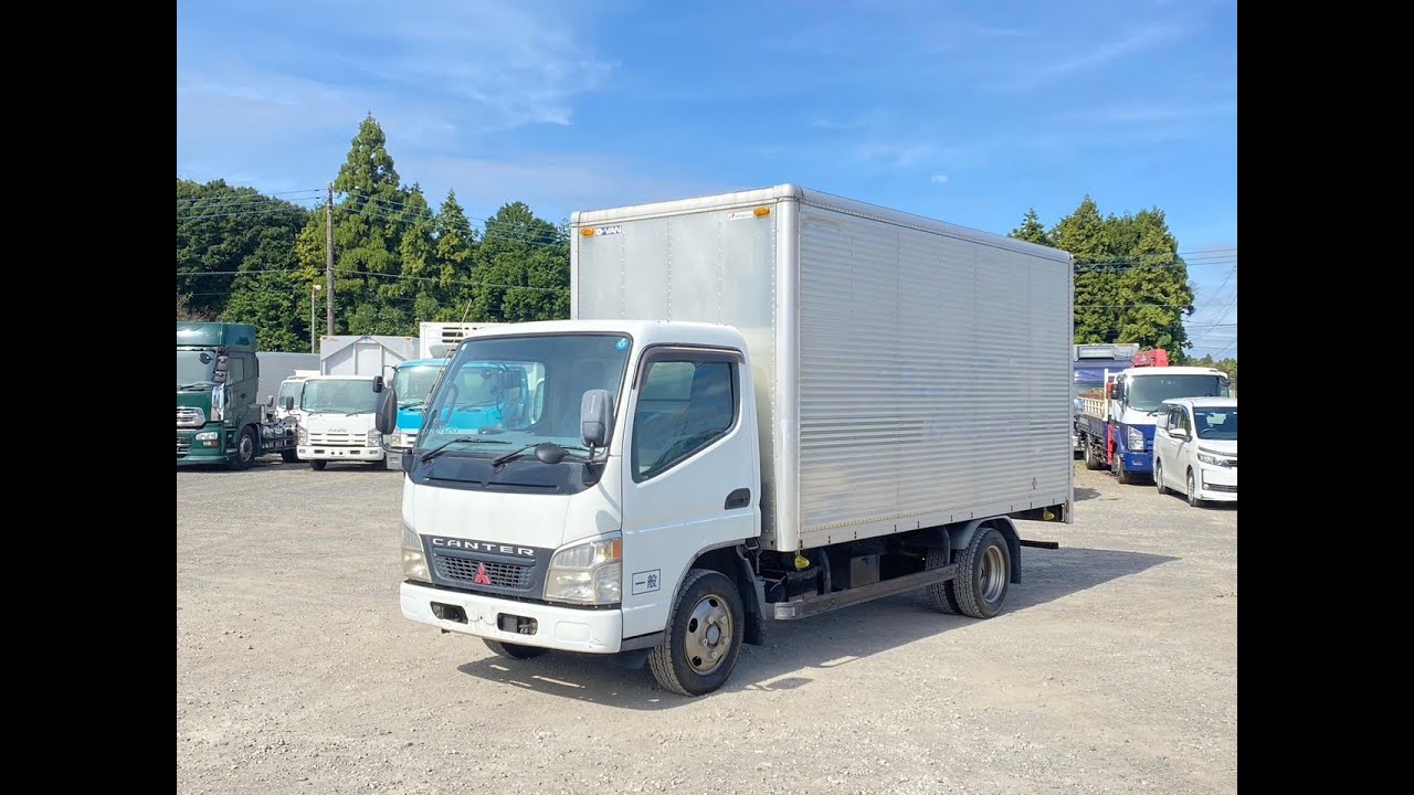2003 Model, Mitsubishi Canter Box Body Truck, 4D33 Engine !! - YouTube