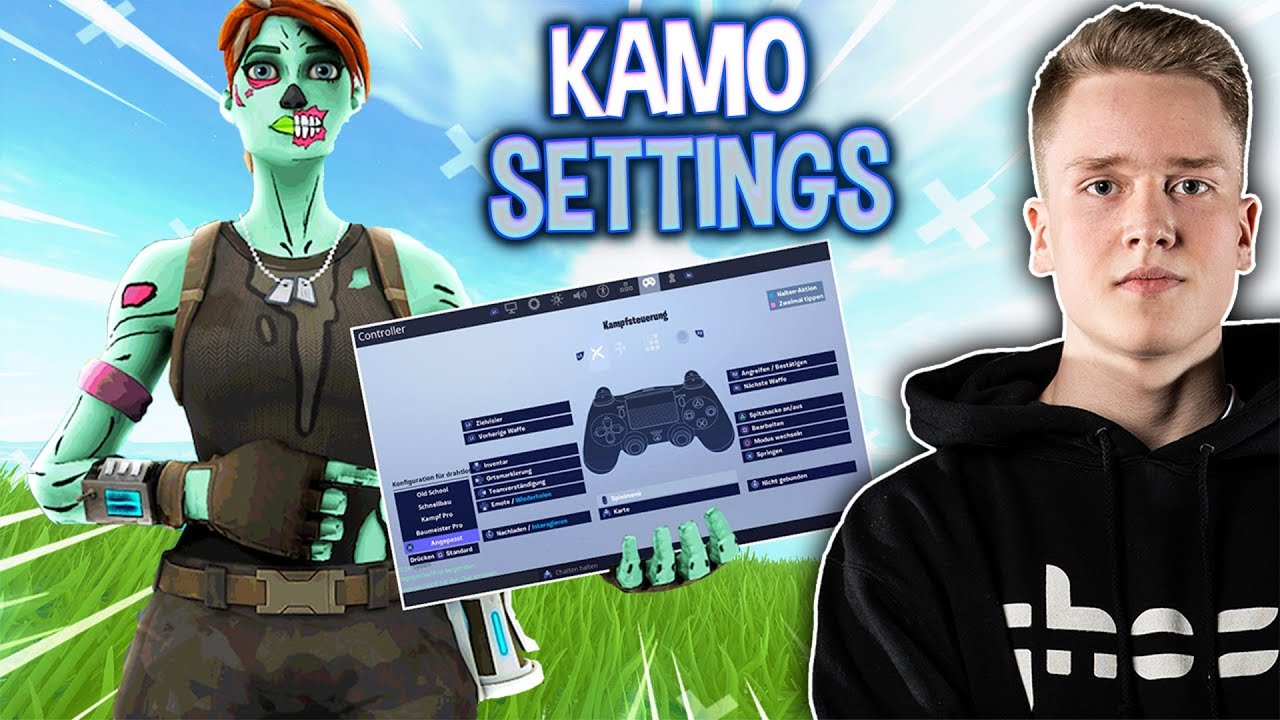 GHOST KAMO Fortnite *SETTINGS* SEASON 8! 🎮 - YouTube