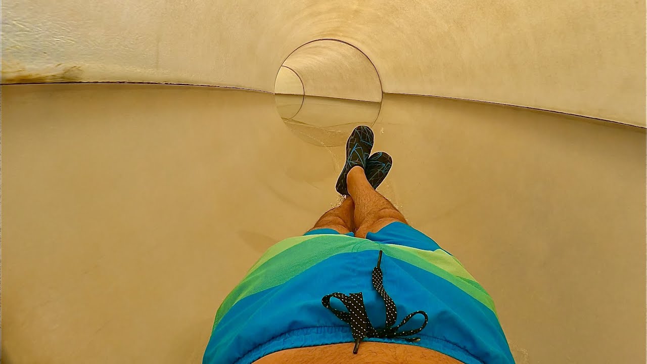 Super Fast Tube Water Slide at Tikibad Duinrell - YouTube