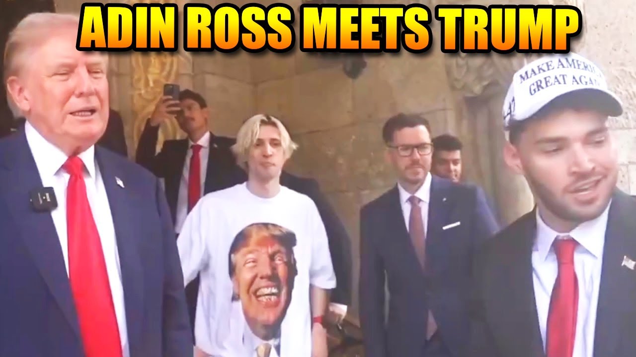 Adin Ross streams with Donald Trump and gifts a Tesla Cybertruck ft ...