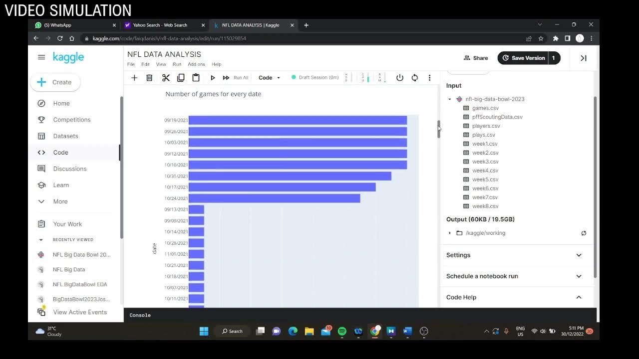 NFL DATA ANALYSIS VIDEO - YouTube