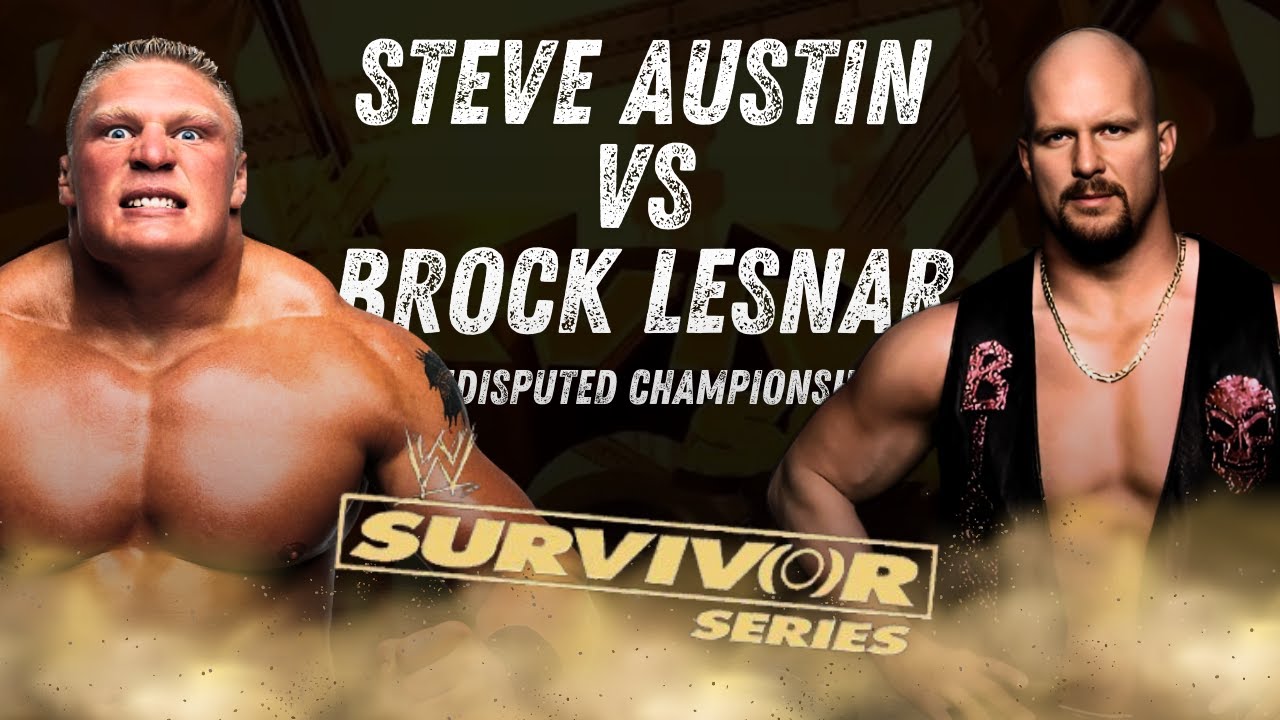 FULL MATCH - Brock Lesnar vs "Stone Cold" Steve Austin - WWE ...