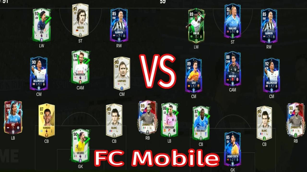 FC Mobile division Rivals Head to Head ( Son & Musiala) LEGENDARY ...