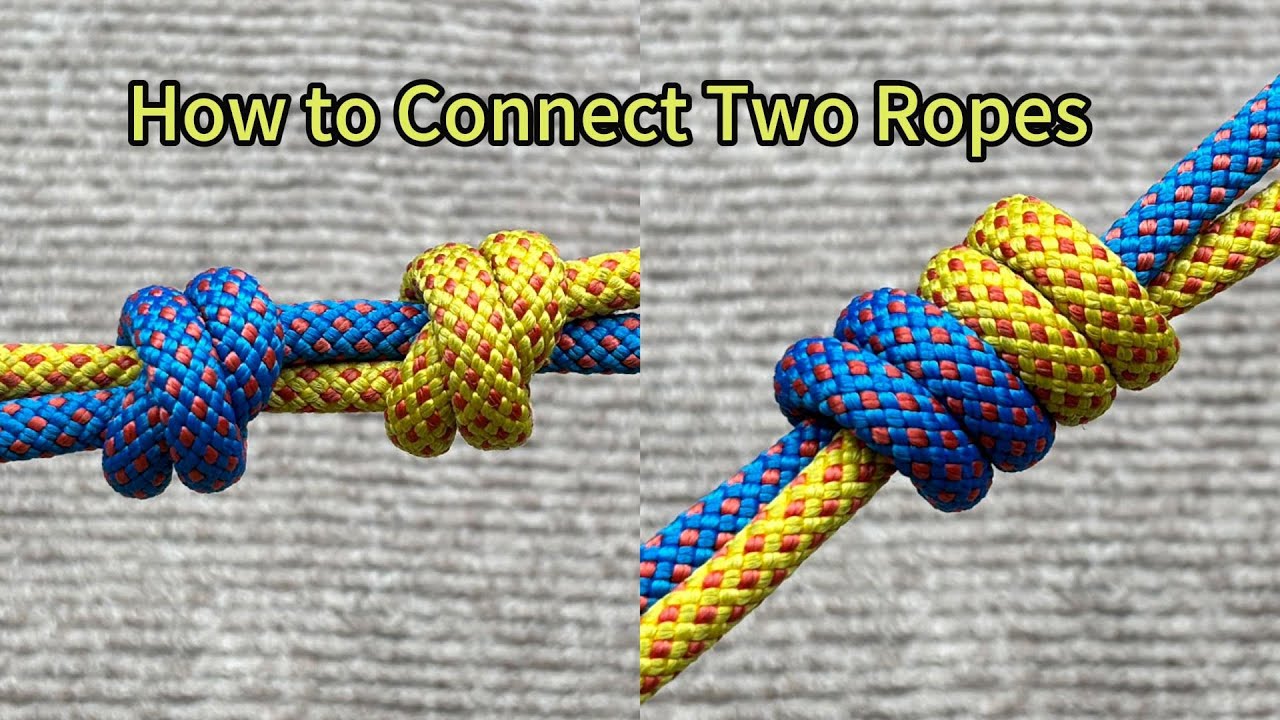 How to Connect Two Ropes @FishingKnotsPro - YouTube