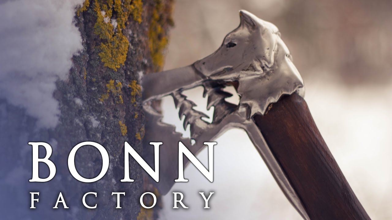Making a unique axe - Wolf (DIY step by step) - YouTube