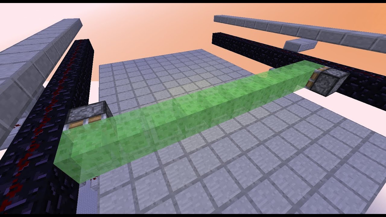 Slimy Wiper : efficient mob farm using slime blocks [1.8] - YouTube