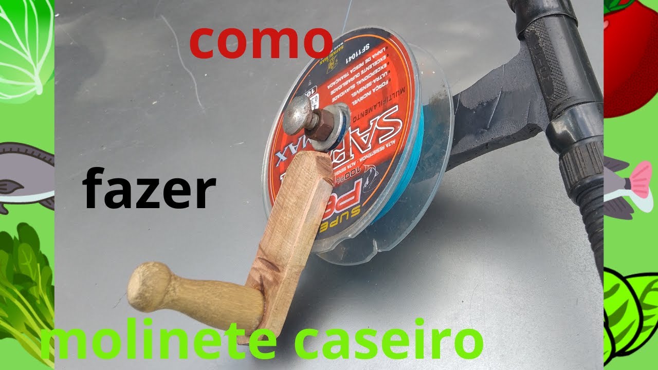 como fazer molinete caseiro - YouTube