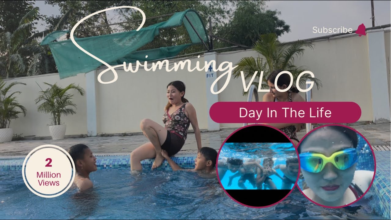 Swimming pool vlog - YouTube