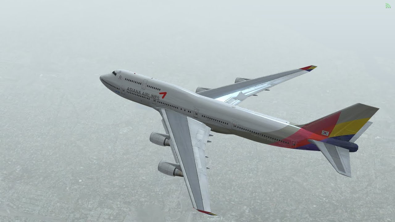 [HD] Infinite Flight Boeing 747-400. Multiplayer. ATC. Asiana Airline ...
